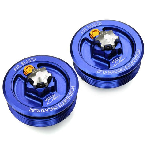 Zeta Front Fork Top Cap Colored Anodized Aluminum - Langston Motorsports