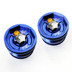 Zeta Front Fork Top Cap Colored Anodized Aluminum - Langston Motorsports